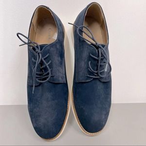 Club Room | Shoes | Club Room Faux Blue Suede Shoes Shiloh Buck Mens ...